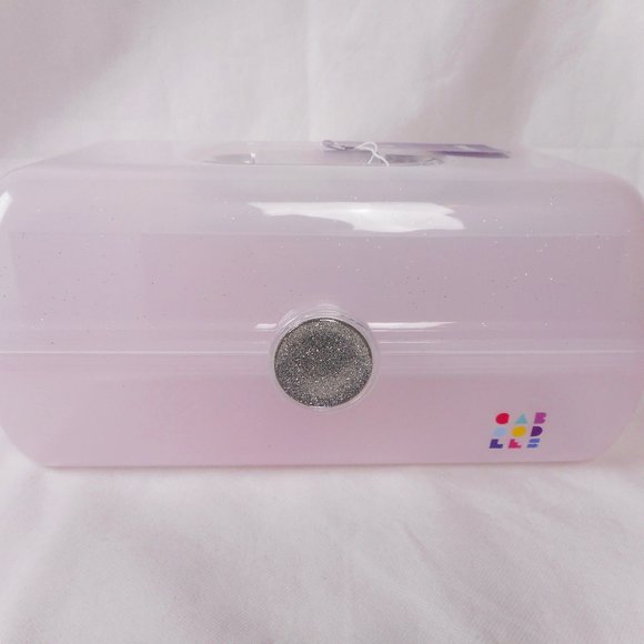 Caboodles | Bags | Caboodles White Translucent Onthego Girl Retro Case ...